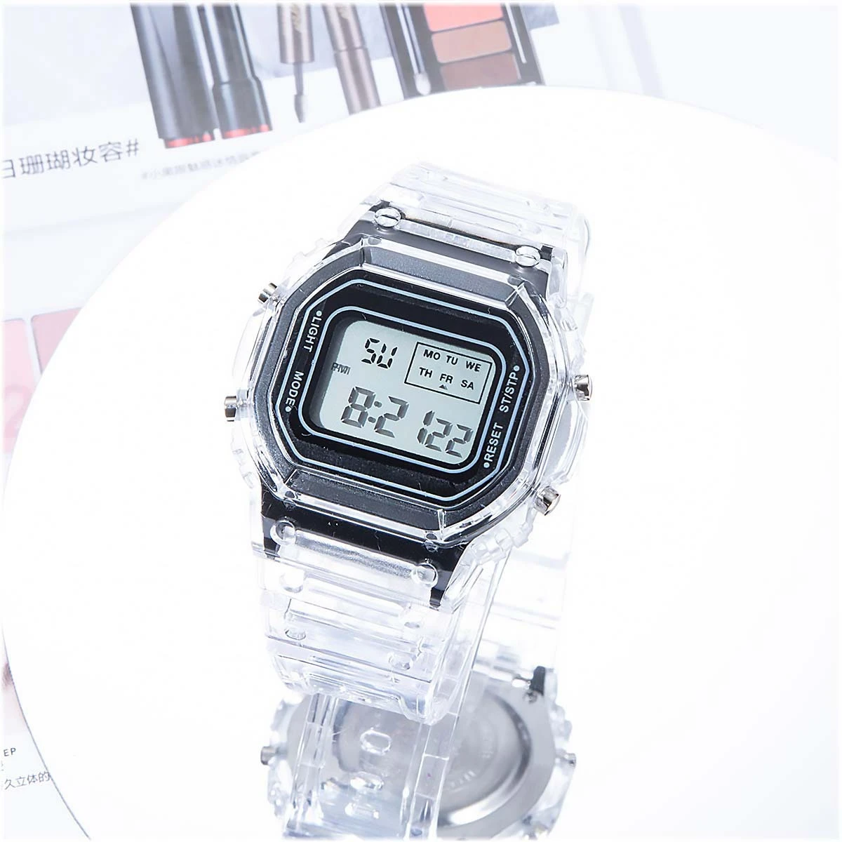 Sports Electronic Watch Men And Women Square Junior High School High ...