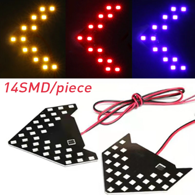 Car-LED-Lights-Rear-View-Mirror-Arrow-Panel-Light-12V-Car-Mirror ...