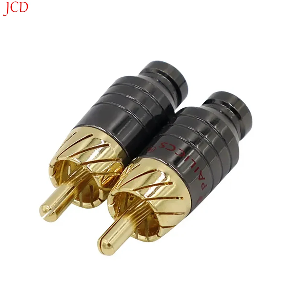1-Piece-Luxury-Soldering-RCA-Plug-Jack-Connector-Speaker-Audio-Output-Input-Adapter-Plug-Gold ...