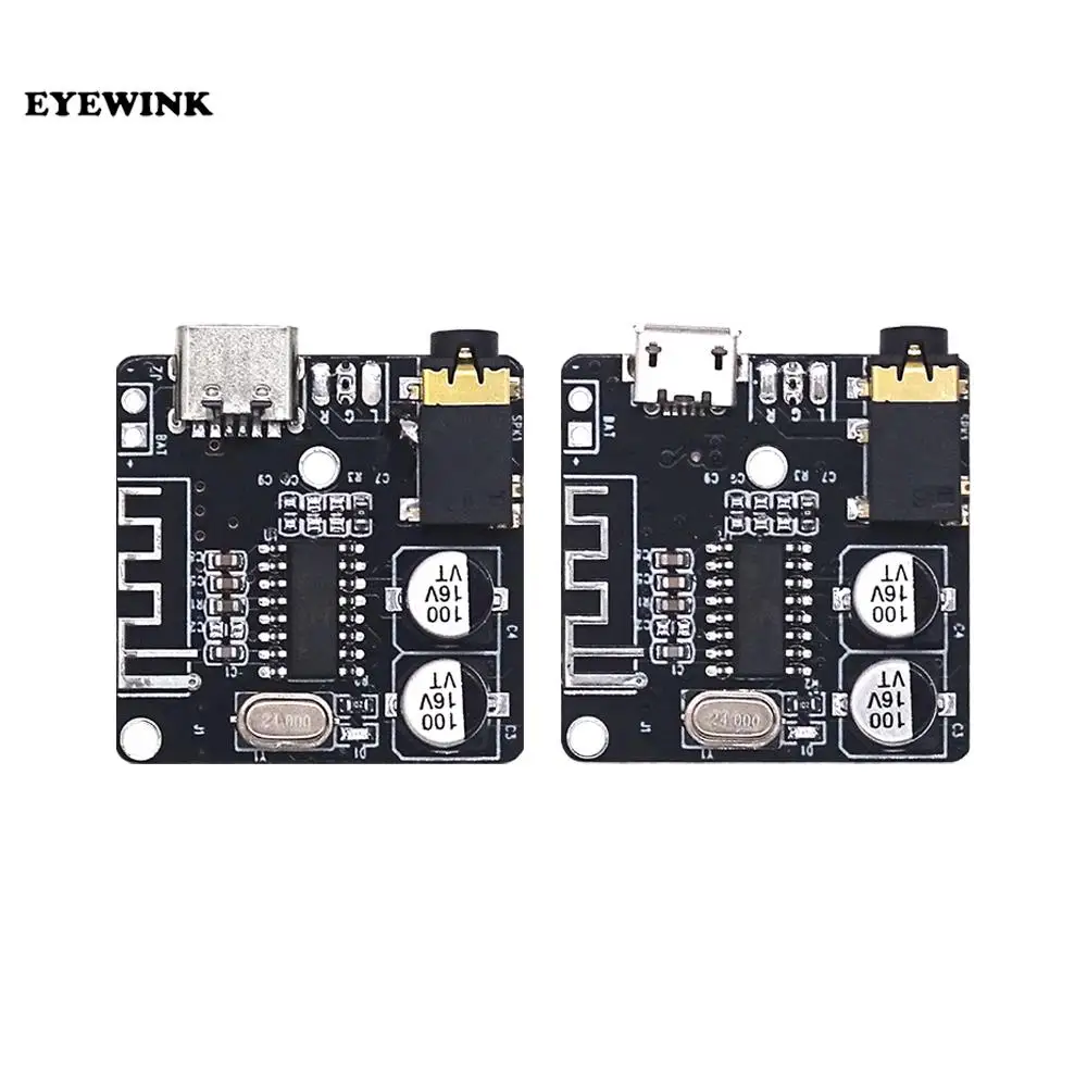 DIY-Bluetooth-5-0-audio-receiver-module-Type-C-MICRO-MP3-Bluetooth ...