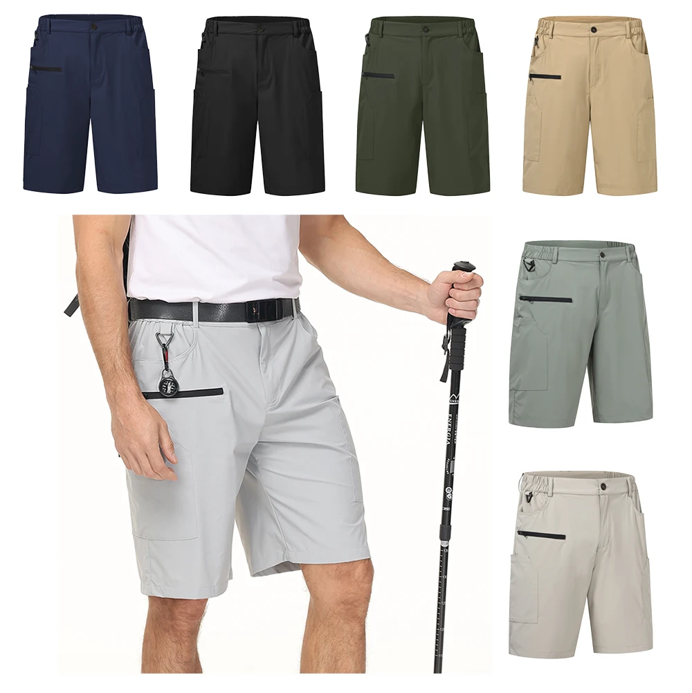 Mens Casual Hiking Cargo Shorts Waterproof Sport Pants Outdoor Short ...