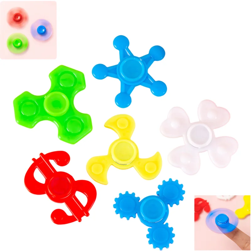 Mini Funny Fingertip Gyro Geometric Plastic Rotation Toys Kids Party ...