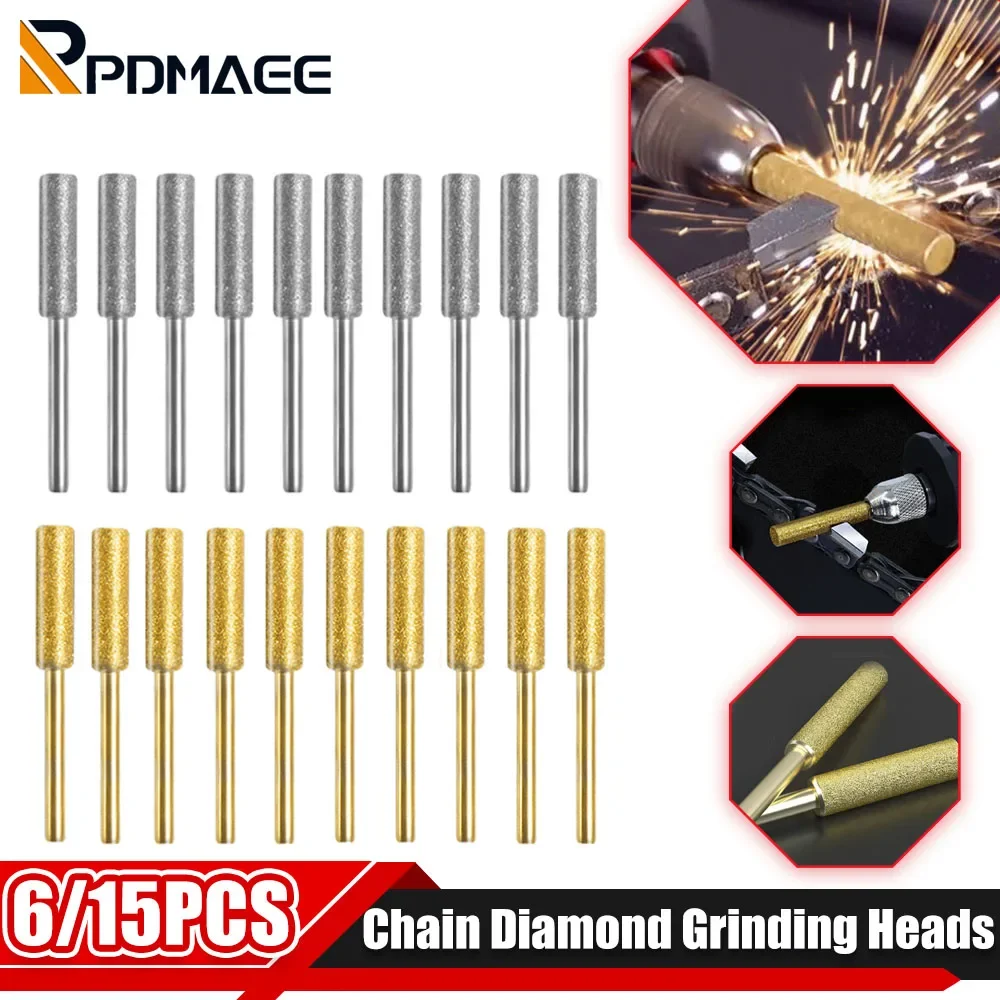 6-10-15PCS-Diamond-Coated-Cylindrical-Burr-4-4-8-5-5mm-Chainsaw ...