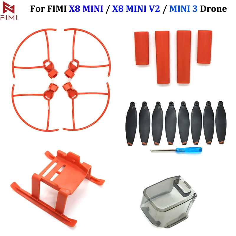 FIMI-X8-MINI-3-X8-MINI-V2-Drone-Propeller-Guard-Landing-Gear-Leg-Hegiht ...