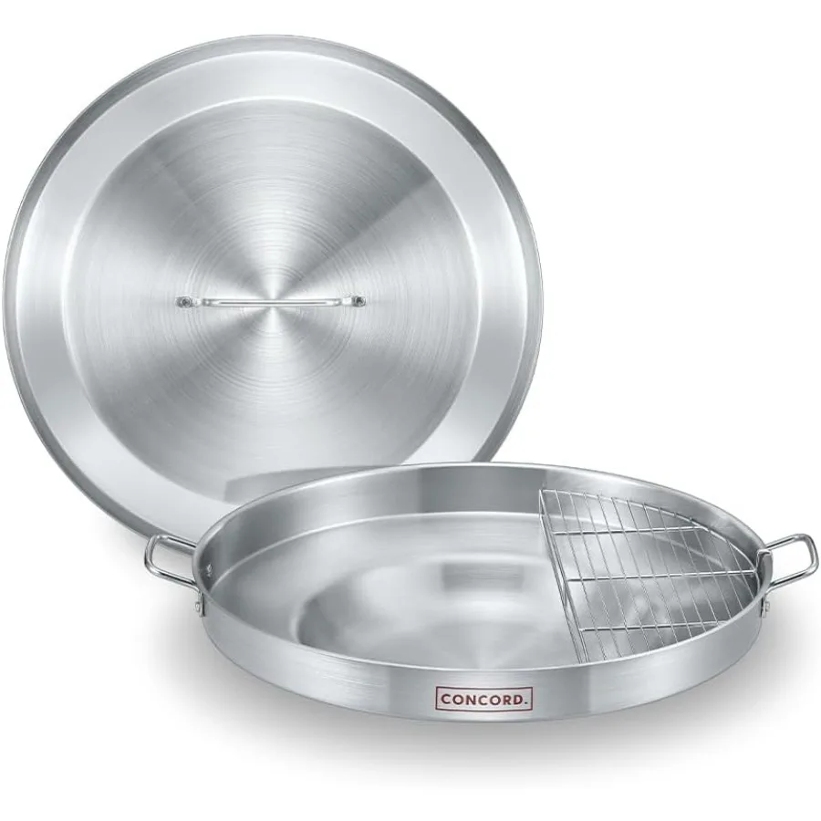 Stainless Steel 3 Piece 22" Comal Cookware Set. Comales Discada Set ...