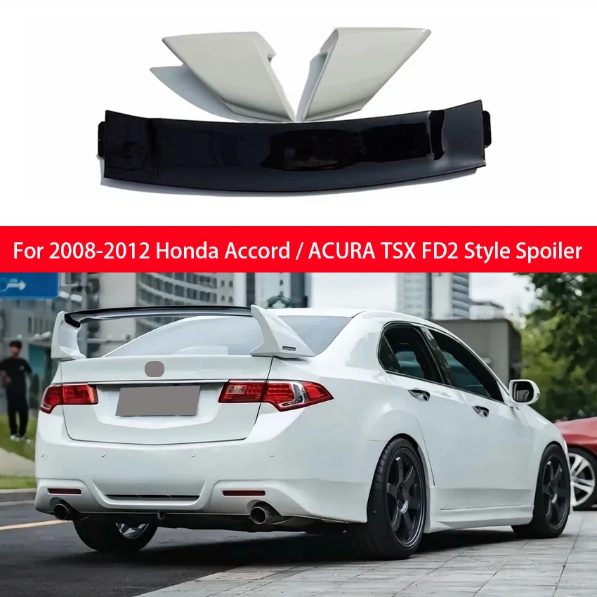 For 2008-2012 Honda Accord/For ACURA TSX FD2 Style Car Rear Trunk Lid ...