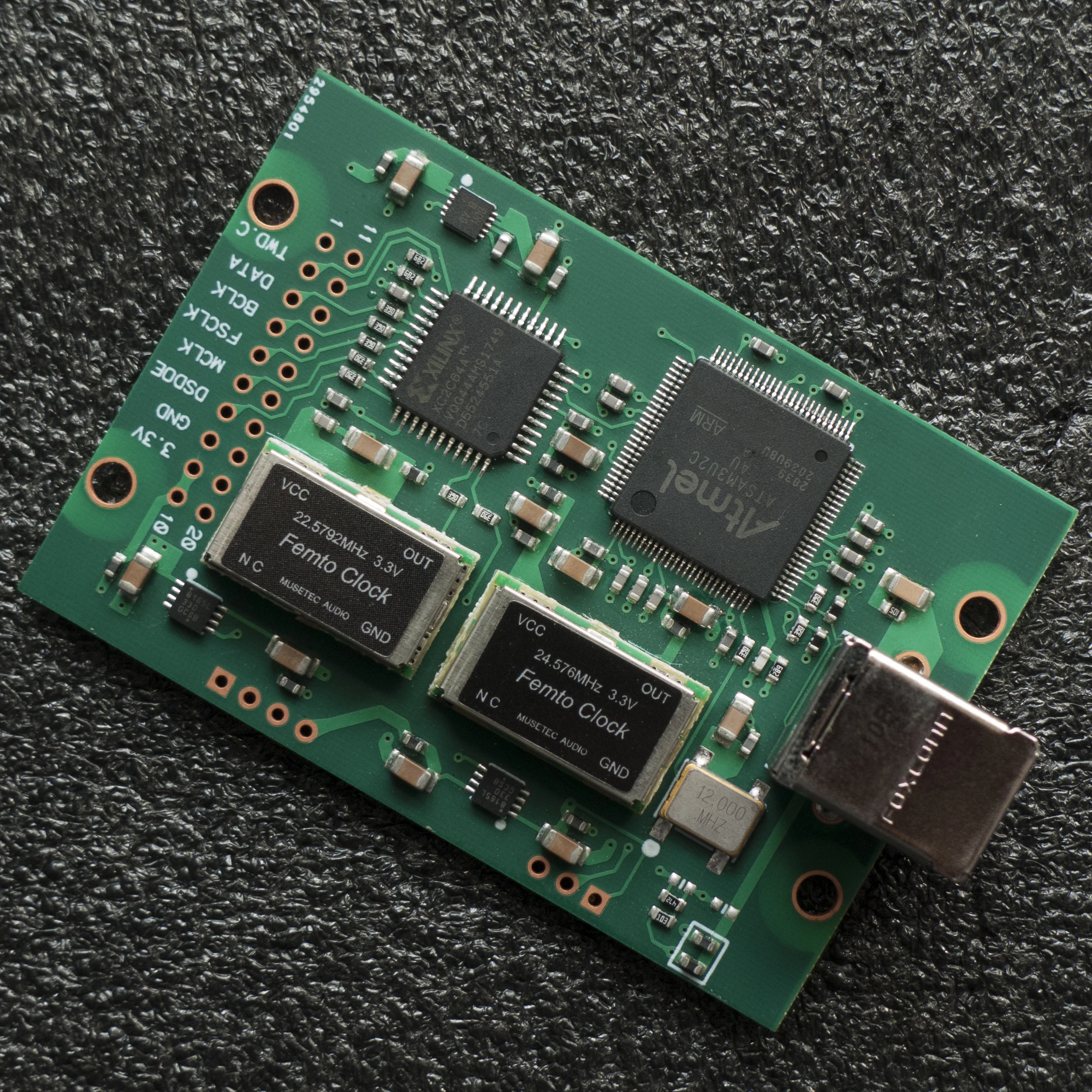 HIFI Italy Amanero Combo384 USB DSD 512 / PCM 384 module + Crystek CCHD-957