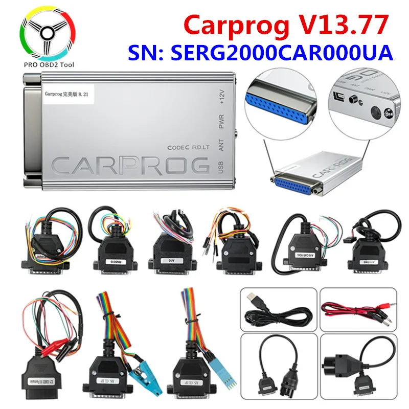 Carprog-V13-77-SERG2000CAR000UA-Carprog-8-21-Full-Adapters-CarProg-Online-Programmer-Auto ...