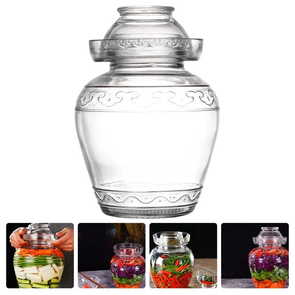 Glass Containervegetable Containers | Kimchi Container Fermentation ...