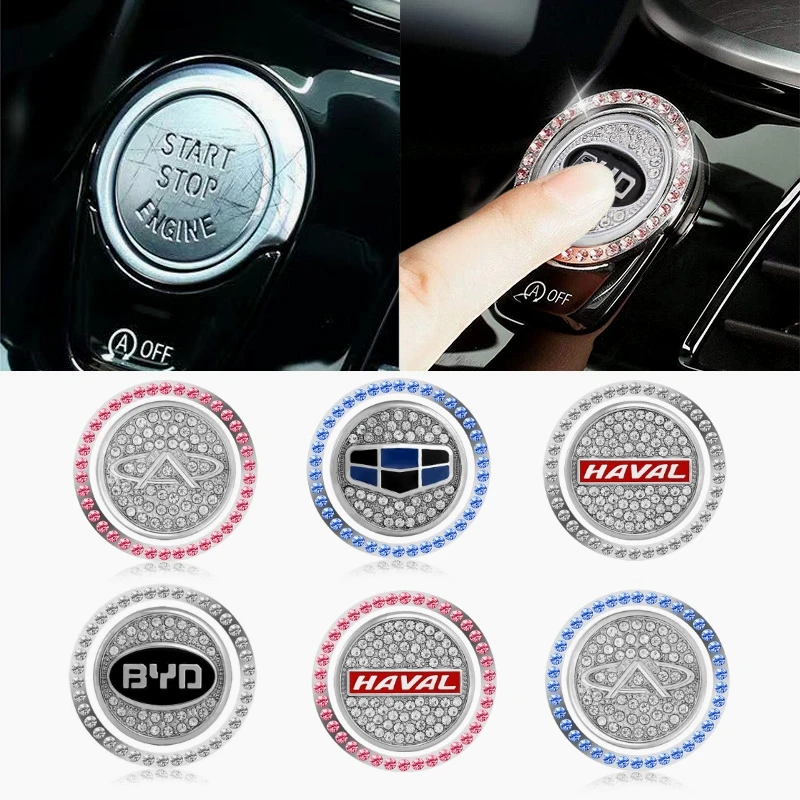 Car-One-click-Button-Start-Stop-Engine-Sticker-Decal-for-Infiniti-Logo ...