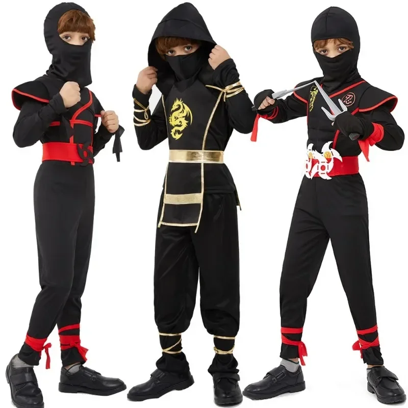 Kids-Ninja-Costume-Halloween-Decoration-Ninja-Accessories-Dress-Up-Best ...