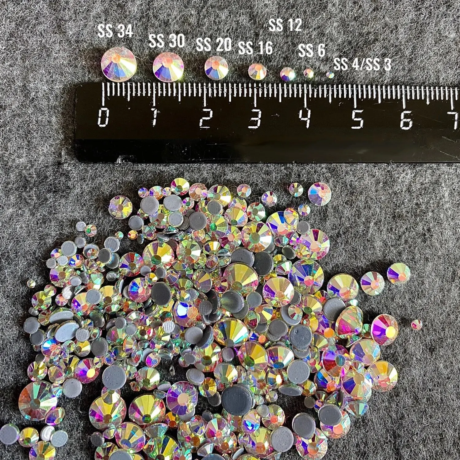 14400pcs-Crystal-AB-Clear-Hotfix-Rhinestones-SS16-SS20-Shiny-Glass ...
