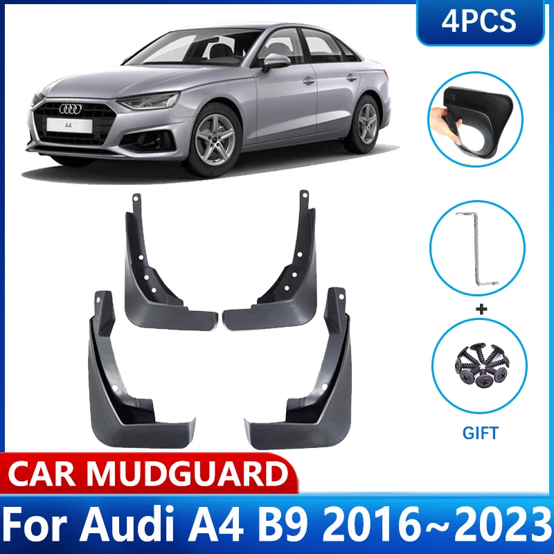 Car-Wheel-Fender-MudFlaps-For-Audi-A4-B9-Accesories-2016-2023-2022-2021 ...
