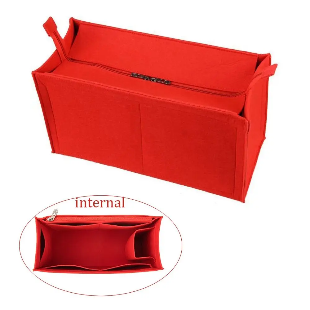 Felt Insert Liner Purse Organiser Pouch Handbag Tote Bag Internal Bag ...