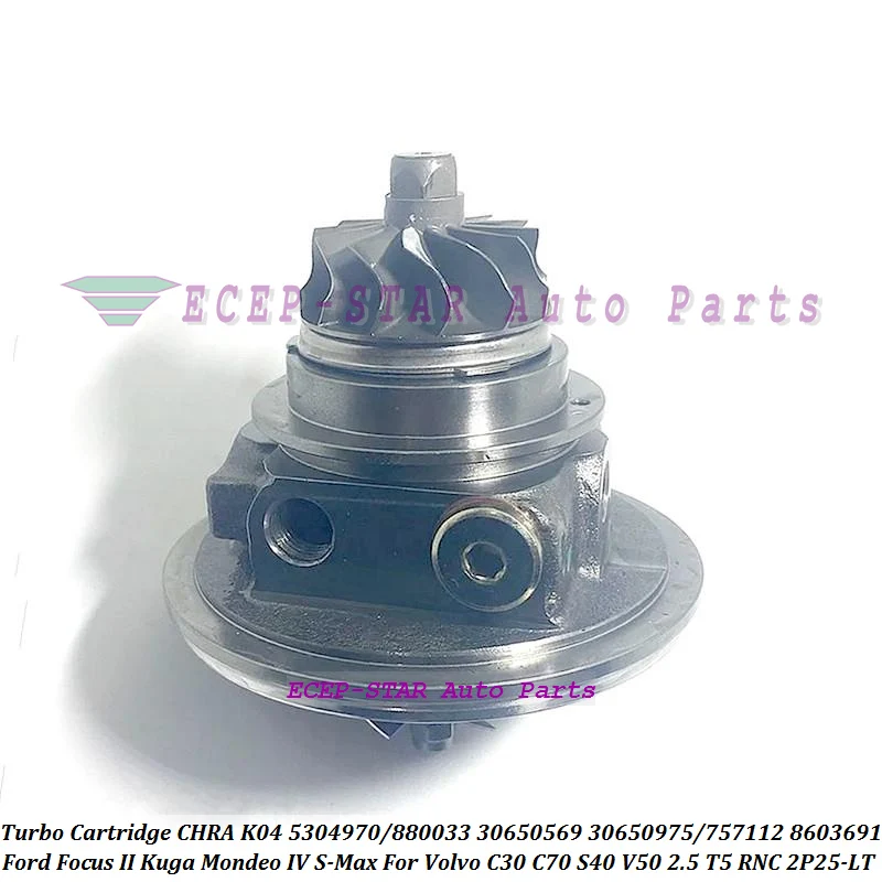 Cartucho Turbo CHRA K04 53049700033 6G9N6K682AA 30650569 1370393 ...