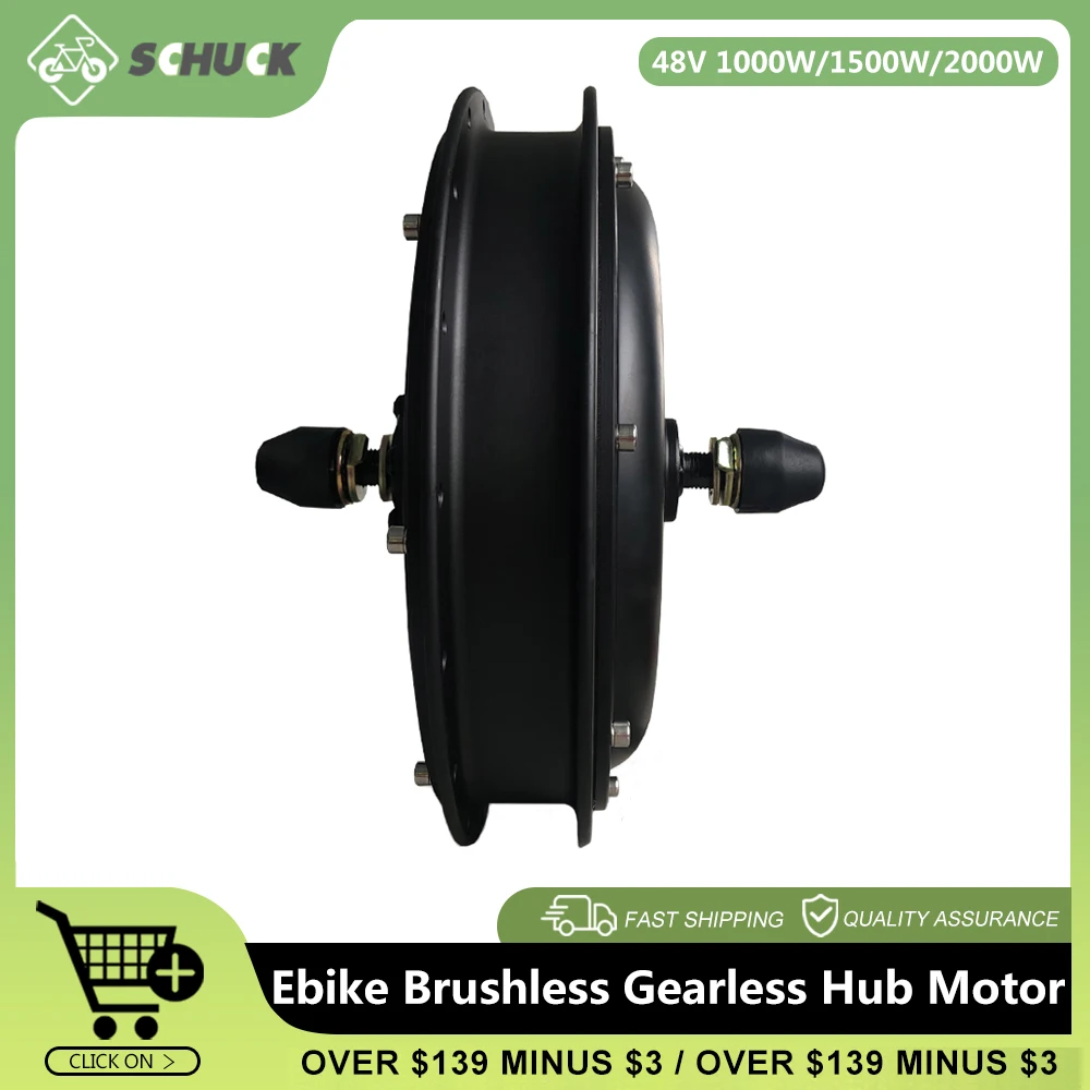 48V-1000W-1500W-2000W-Ebike-Brushless-Gearless-Hub-Motor-with-SM ...