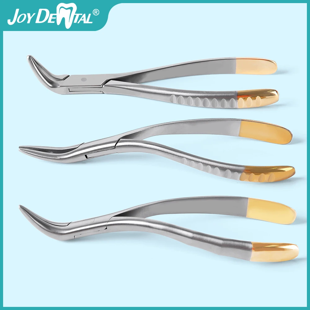 Dental-Tools-Residual-Root-Tweezers-Tooth-Extraction-Forceps-Curved ...