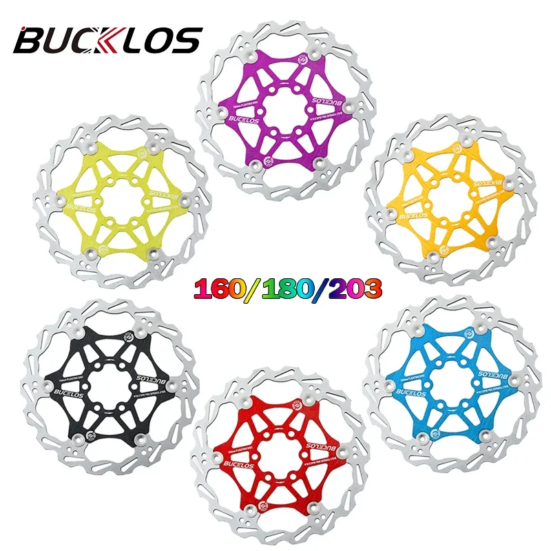 160mm-Mountain-Bike-Brake-Rotor-180mm-Bicycle-Floating-Disc-Brake-Pads ...