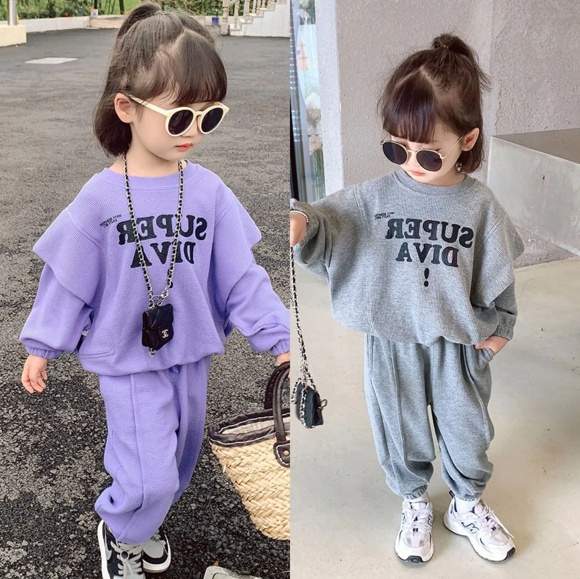 Kids-Girl-Boy-Clothes-Sets-Unisex-Pullover-Top-Pants-Set-Children-2PCS ...