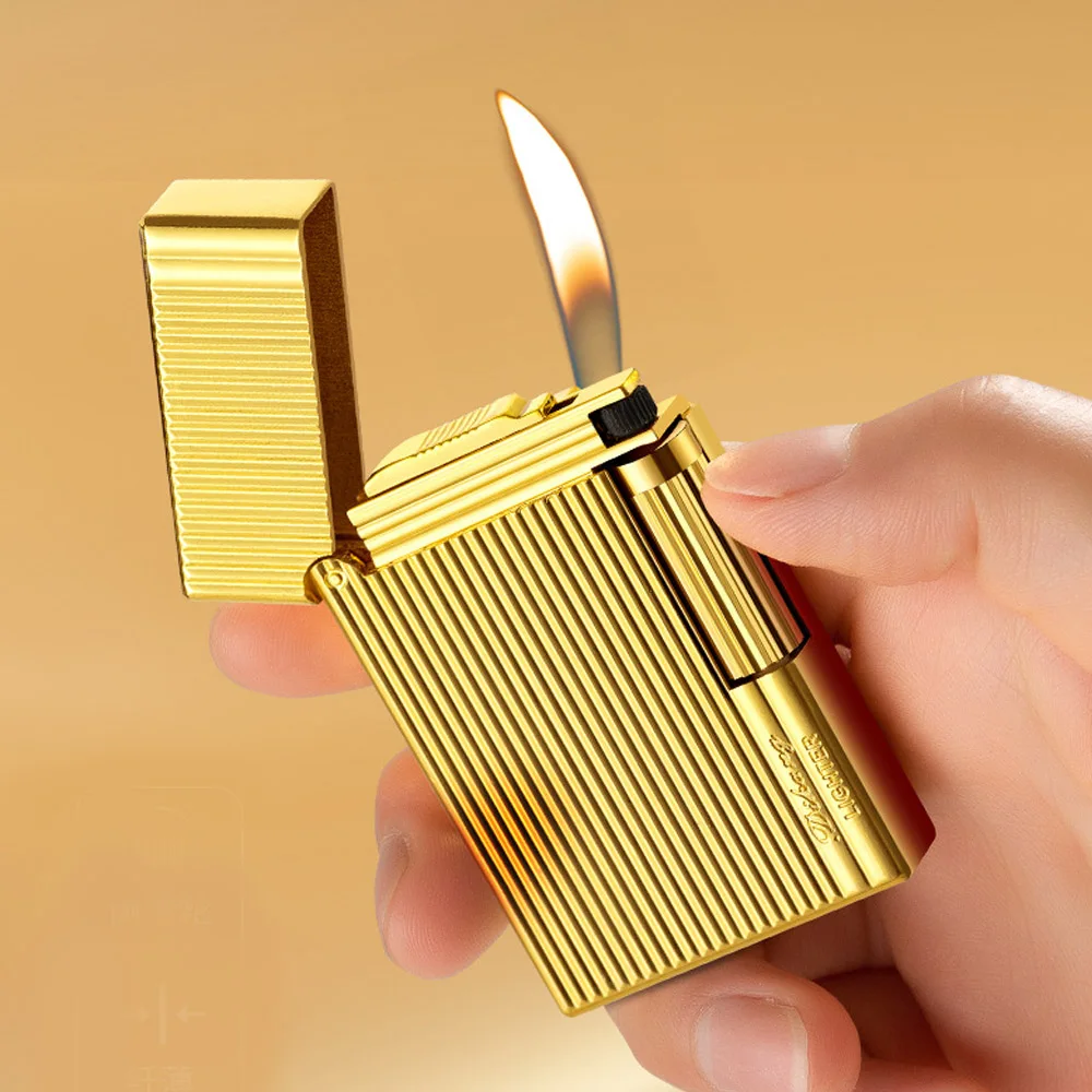 Isqueiros-a-G-s-com-Listras-Verticais-Isqueiro-Infl-vel-Com-Chama ...