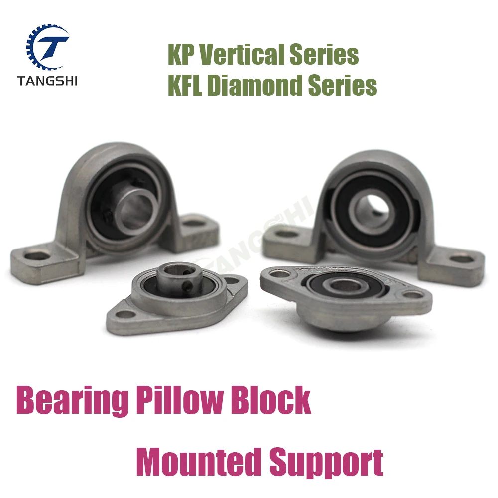 1pcs Zinc Alloy Bearing Pillow Block Mounted Support Bore 8mm~35mm Type ...