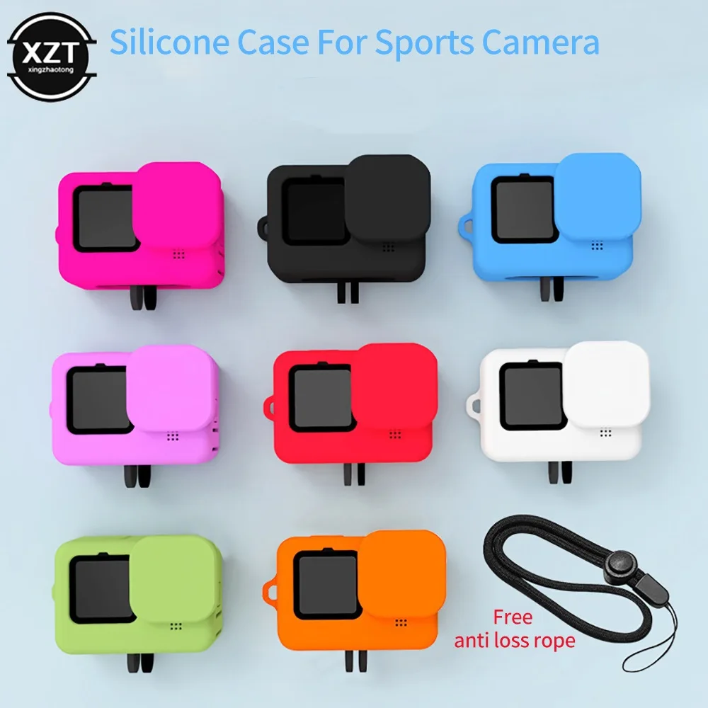 Soft-Silicone-Case-Lens-Cap-Cover-Protector-Shell-For-GoPro-9-Hero-10 ...