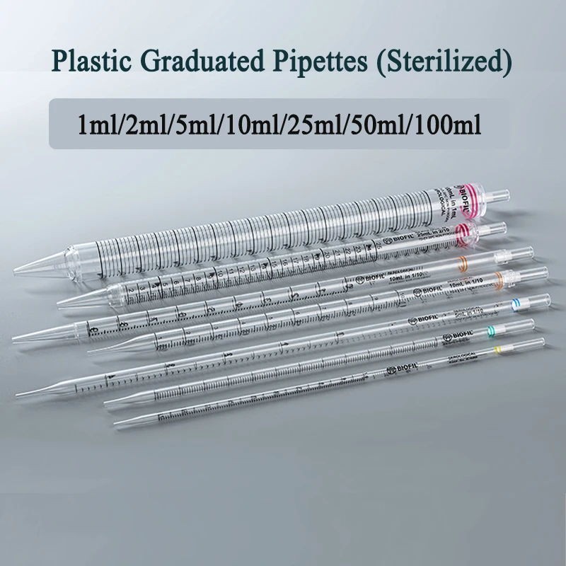 1ml 2ml 5ml 10ml 25ml 50ml 100ml Disposable Serological Pipet Sterile ...