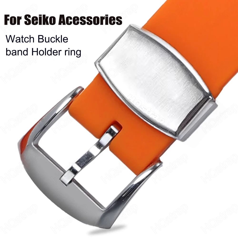 Watch Buckle for For Seiko Watch Strap Loop Holder 18mm 20mm 316L ...