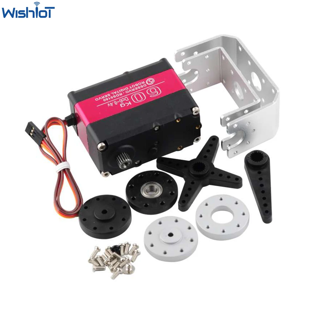 RDS5160-60KG-Robot-Digital-Servo-Dual-Shaft-High-Torque-Metal-Gear-IP66 ...