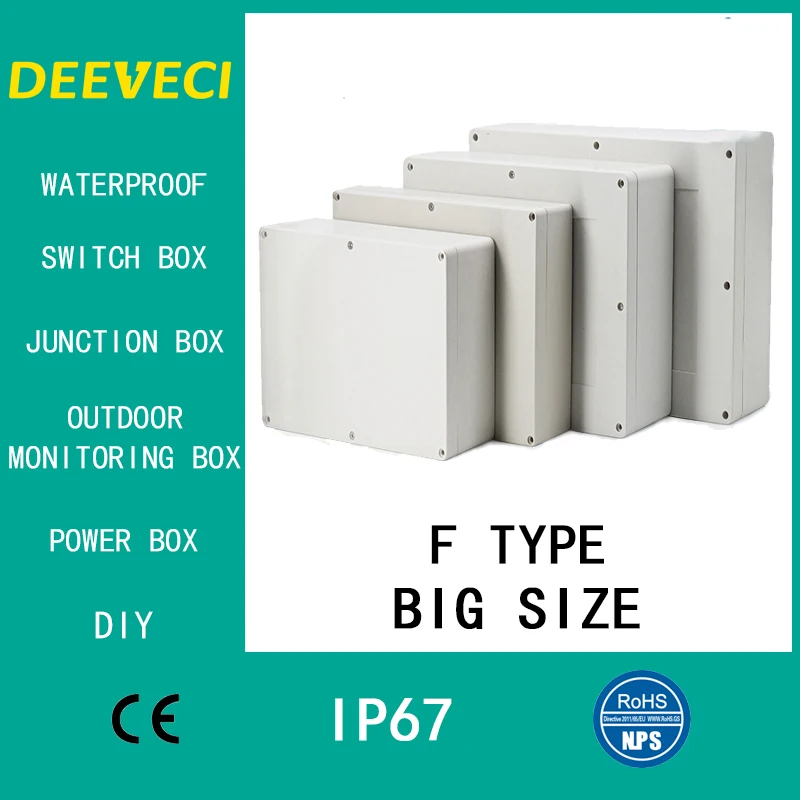 BIG-size-Outdoor-Waterproof-Enclosure-Plastic-Box-Electronic-Project ...