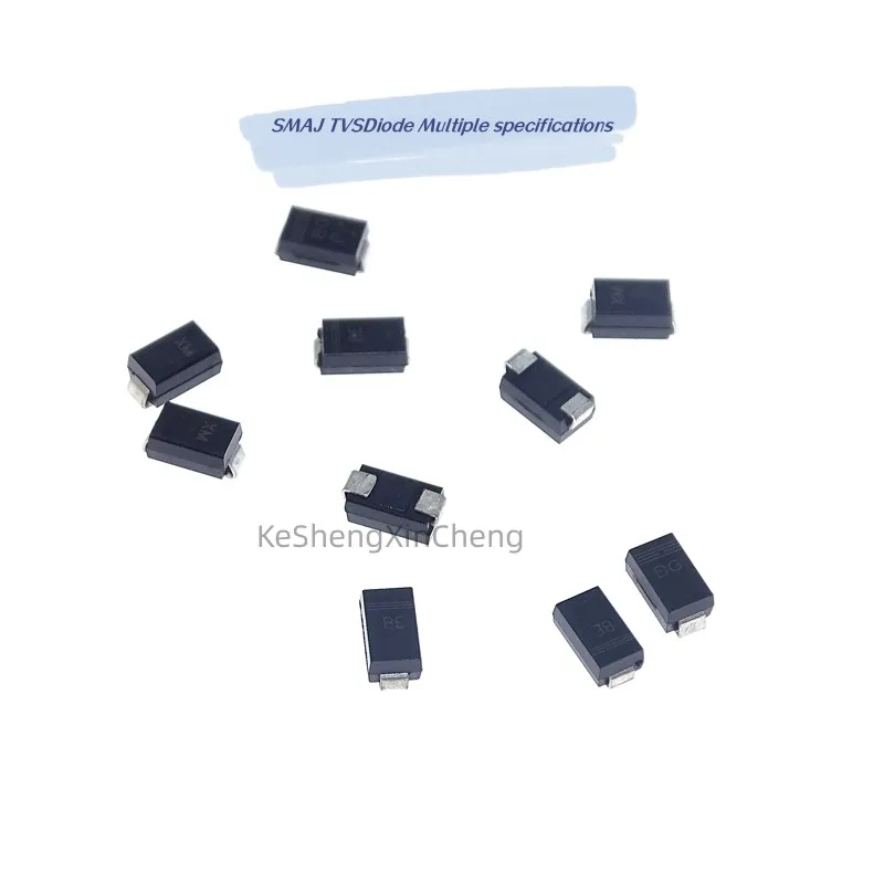 50pcs SMAJ5.0A SMAJ5.0CA SMAJ6.0A SMAJ6.5A SMAJ6.8A SMAJ6.8CA SMAJ7.0A ...
