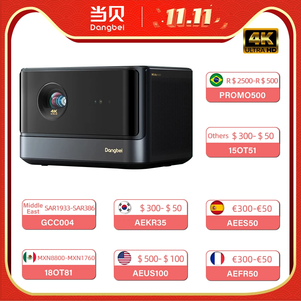 Dangbei-X5-Ultra-4K-Projector-Triple-Color-Laser-Triple-Color-LED ...