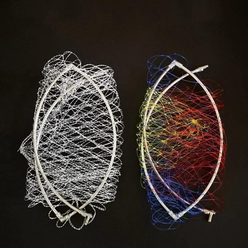 Portable-Folding-Fishing-Net-Head-Fine-Mesh-Weaving-Fish-Net-Outdoor ...