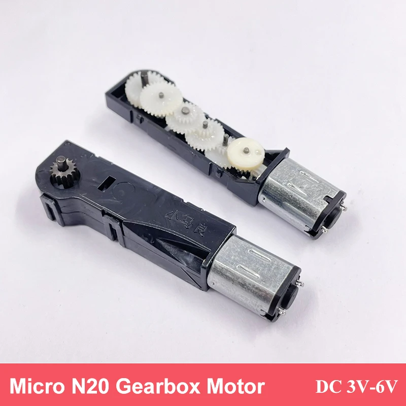 Mini Precious N20 Plastic Gearbox Gear Motor Metal Brush Engine DC 3V ...