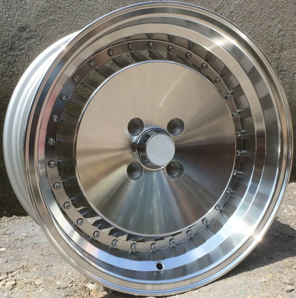 15 Inch 15x8.0 4x100 Offset +25 Car Alloy Wheel Rims For Volkswagen Mk1 ...