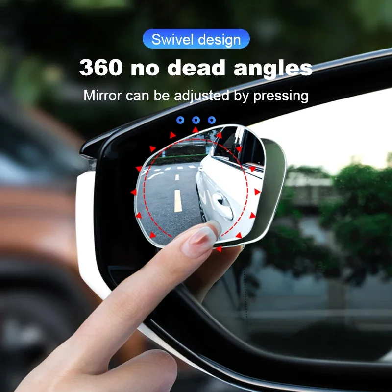 Car Side Mirror Accessories 2-Pack Automotive Blind Spot Mirrors ...