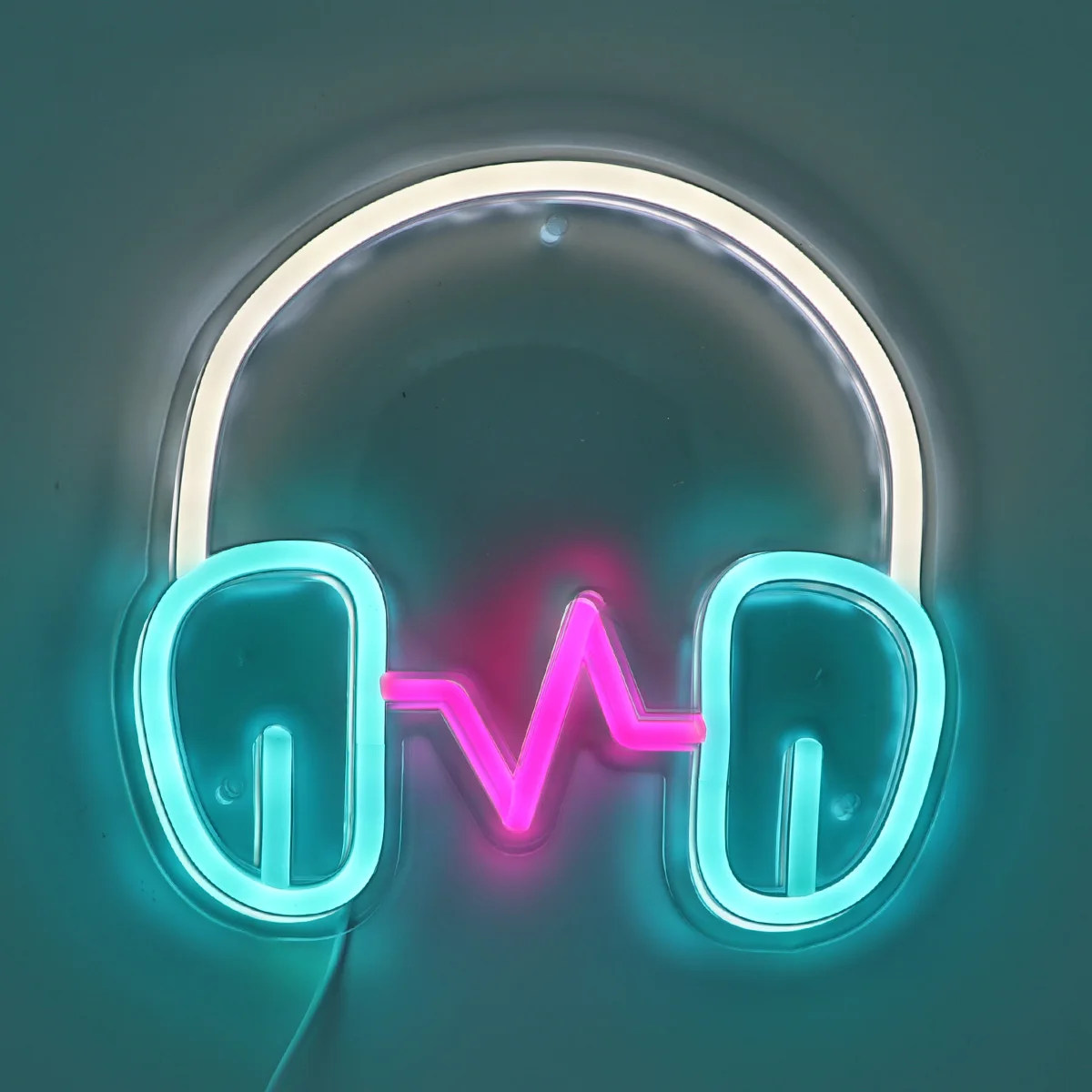 1pc-Cute-Earphone-LED-Wall-Neon-Sign-USB-Powered-For-Game-Room-Party ...
