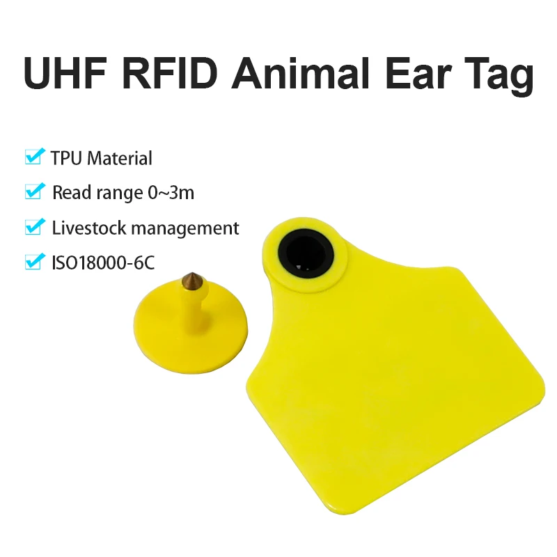 100pcs-RFID-UHF-Animal-ear-tag-Animal-management-statistical-electronic ...
