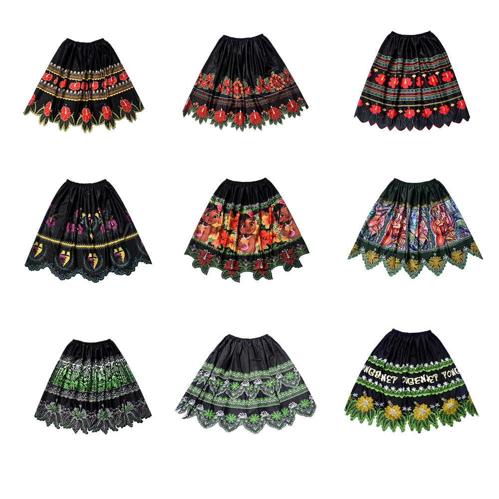 2024-New-Tropical-Floral-Pattern-Design-Print-Dress-Micronesian-Islands ...