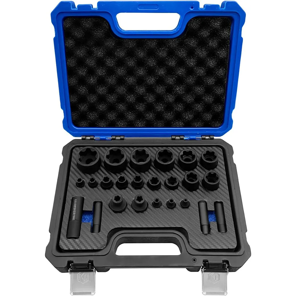 24Pc External Torx Plus Socket Set EP4 EP5 EP6 EP7 EP8 EP10 EP11 EP12 ...