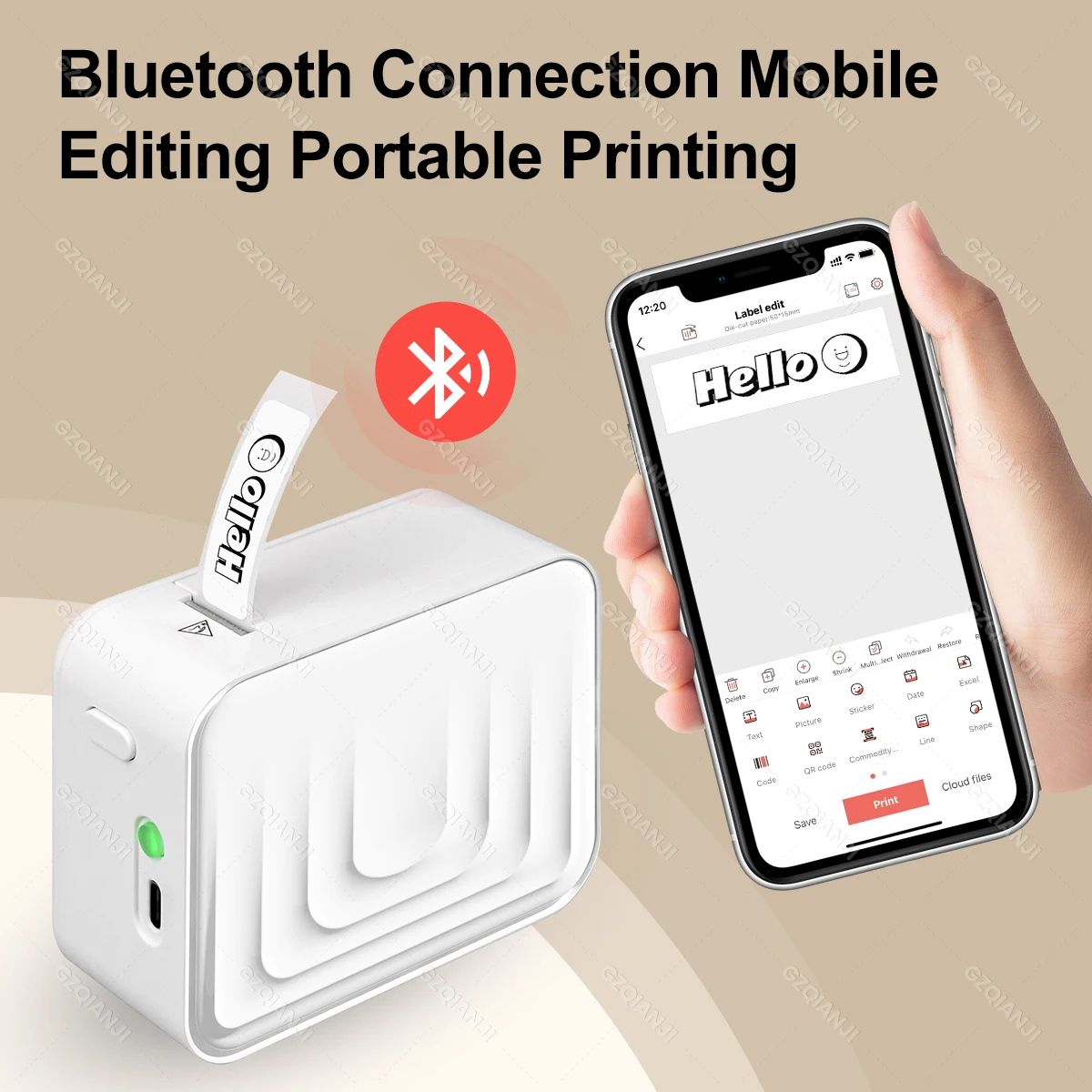 M1-Wireless-Bluetooth-Thermal-Label-Printer-Mini-Portable-Adhesive ...