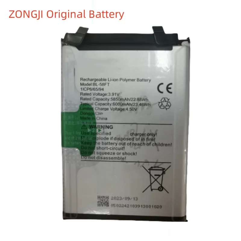 New-Battery-6000mAh-BL-58FT-For-Tecno-BL-58FT-Mobile-Phone-Batteries ...