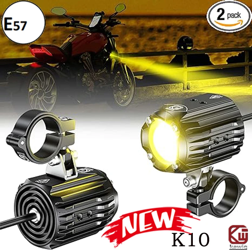 E-mark-K10-Kewig-Motorcycle-Auxiliary-LED-Light-Kit-Driving-Spotlights ...