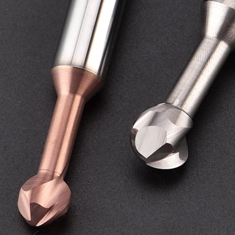 HRC55 CJ Ball T Shaped Arch Milling Cutter Lollipop End Mill Ball Slot ...
