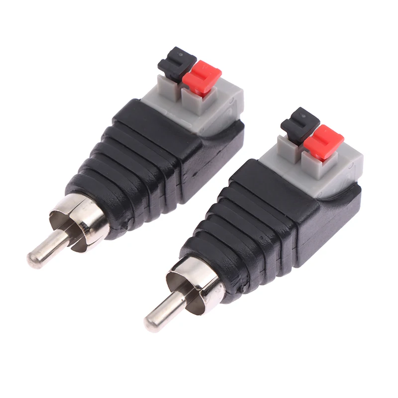 2Pc Speaker Wire Cable To Audio Male Cable Professional Jack Quick ...