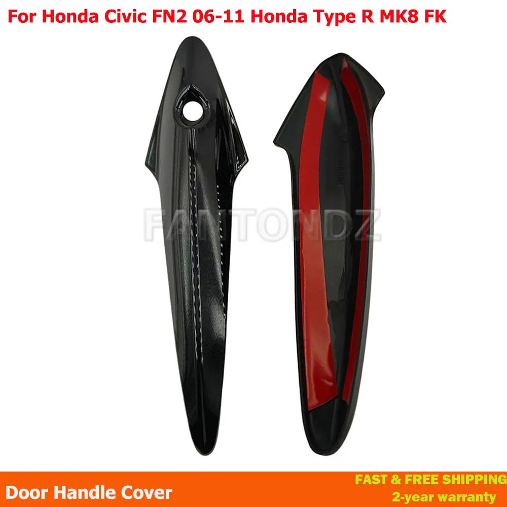 Door-Handle-Covers-Gloss-Black-For-Honda-Civic-FN2-2006-2011-Honda-Type ...