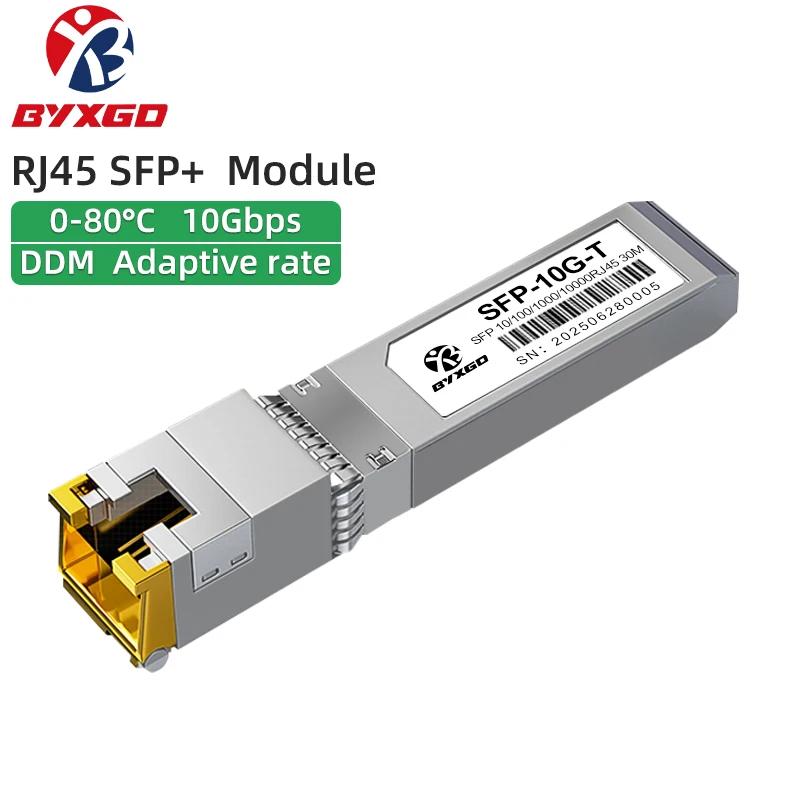 RJ45 SFP Module Adaptive Rate, For Cisco/Mikrotik/Juniper/Ubiquiti ...