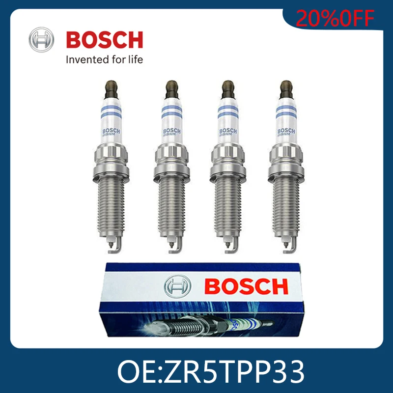 BOSCH Genuine 4pcs Car Double Platinum Spark Plugs Removal Tool For BMW ...