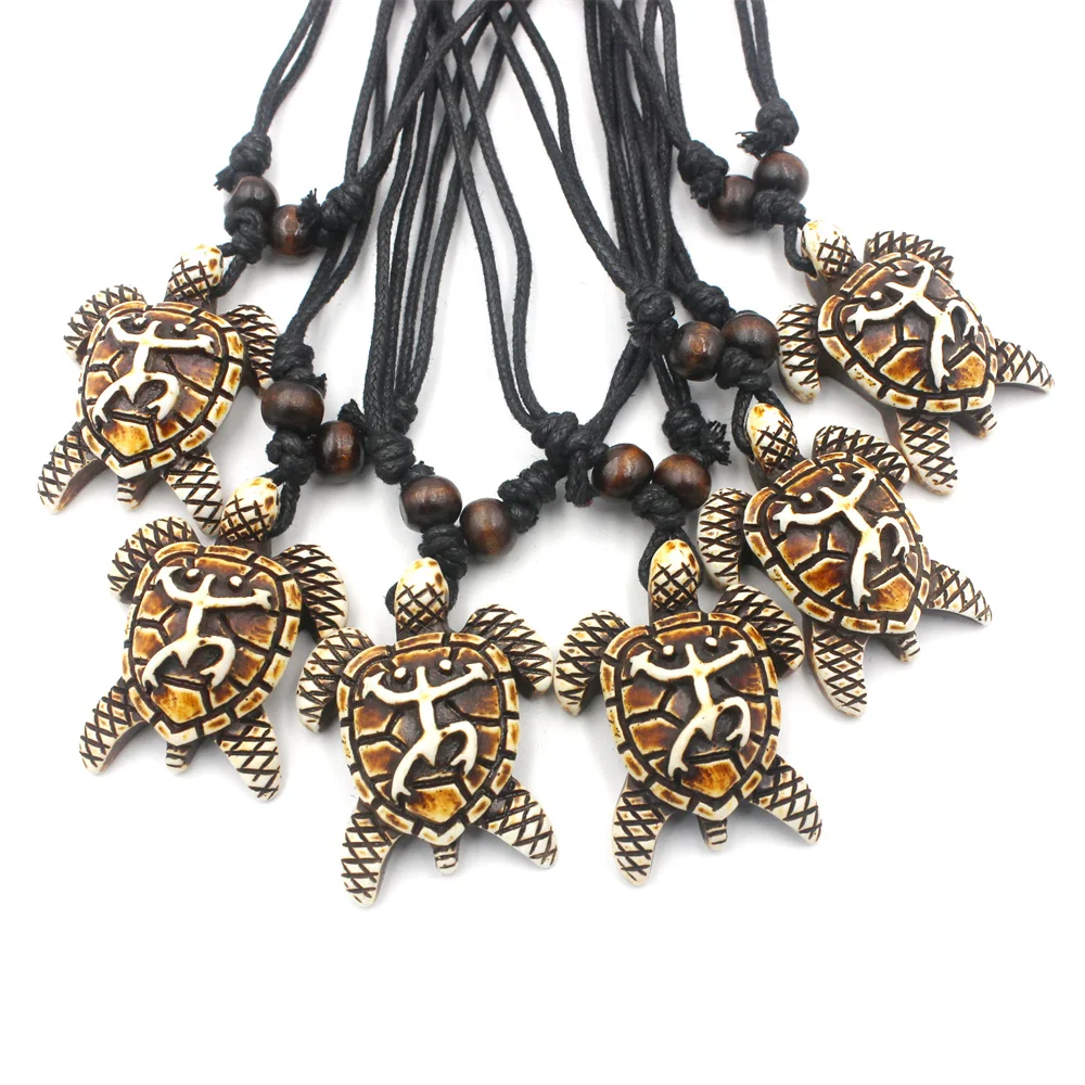 Collares-colgantes-de-tortuga-de-rana-Taino-tallada-de-hueso-de-imitaci ...