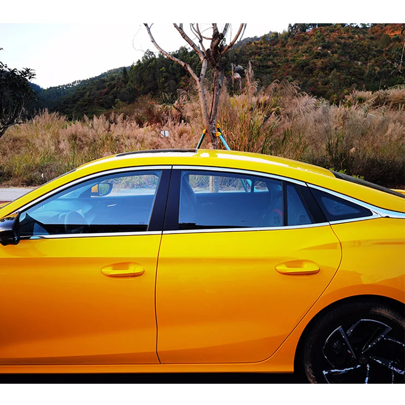 Embellecedor-de-ventana-de-coche-tira-brillante-de-acero-inoxidable ...